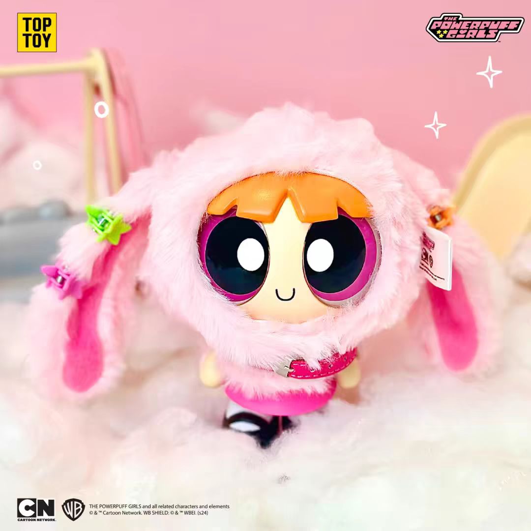 The Powerpuff Girls blind box Cloak figurine Vinyl plush toy Cute doll ...