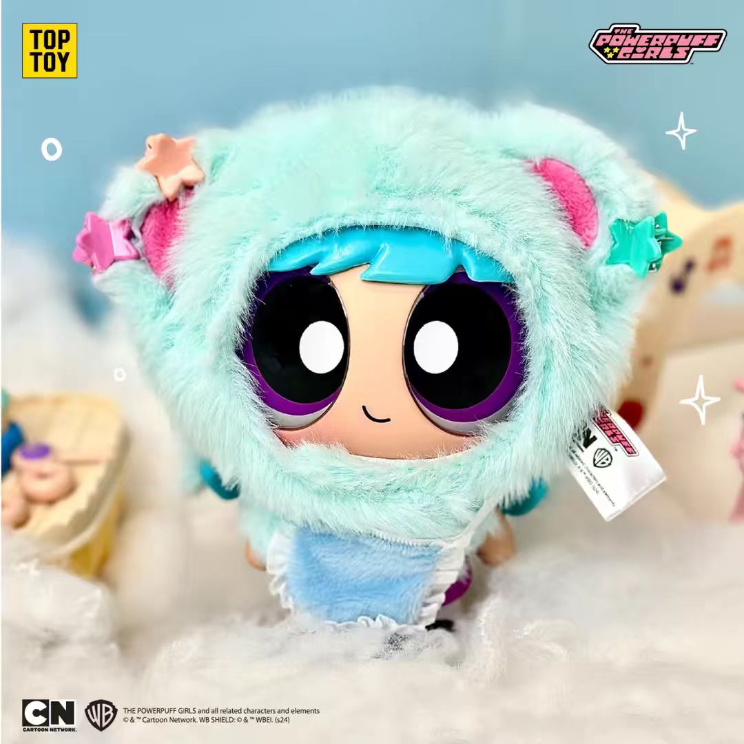 The Powerpuff Girls blind box Cloak figurine Vinyl plush toy Cute doll ...