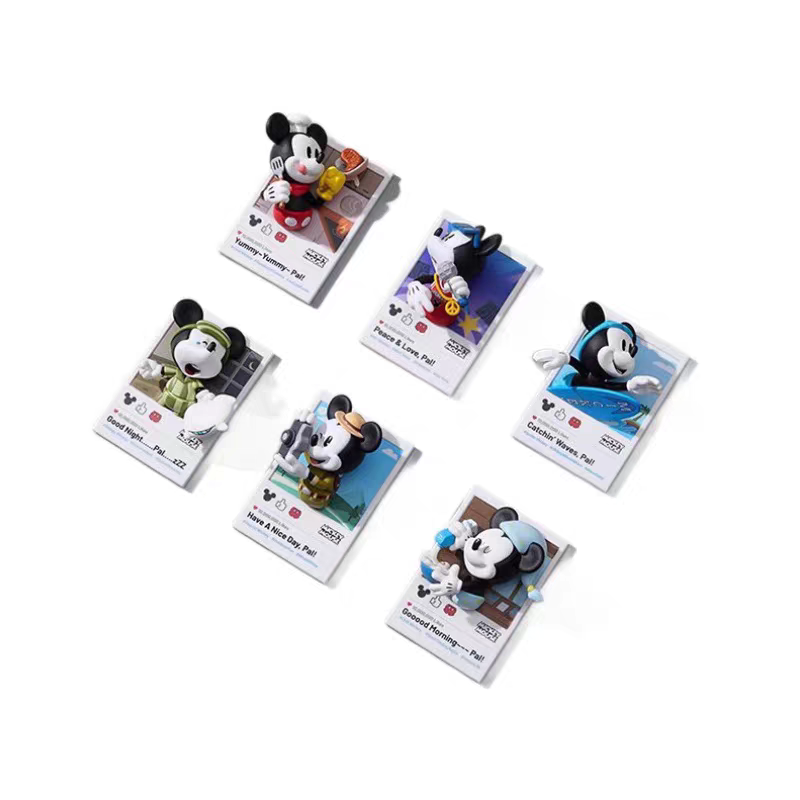 MINISO Mickey Fun Enjoy Life Three-dimensional Magnetic Refrigerator ...