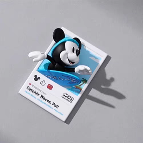 MINISO Mickey Fun Enjoy Life Three-dimensional Magnetic Refrigerator ...