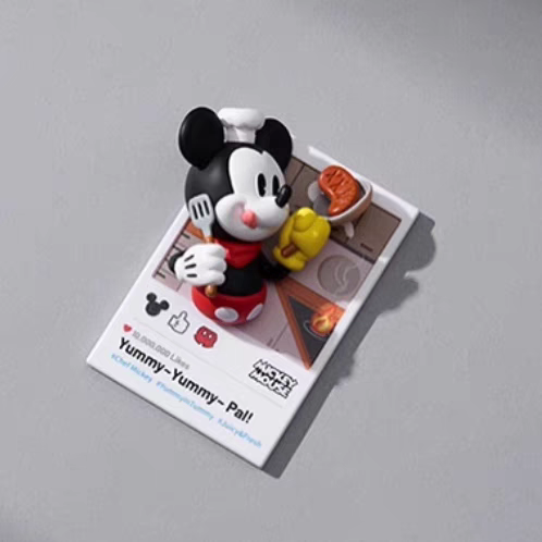 MINISO Mickey Fun Enjoy Life Three-dimensional Magnetic Refrigerator ...